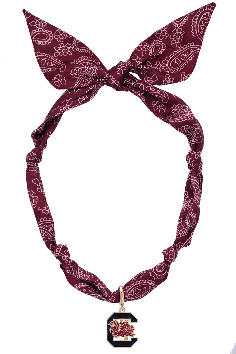 South Carolina Gamecocks Logo Bandana Scarf Necklace – Canvas Style