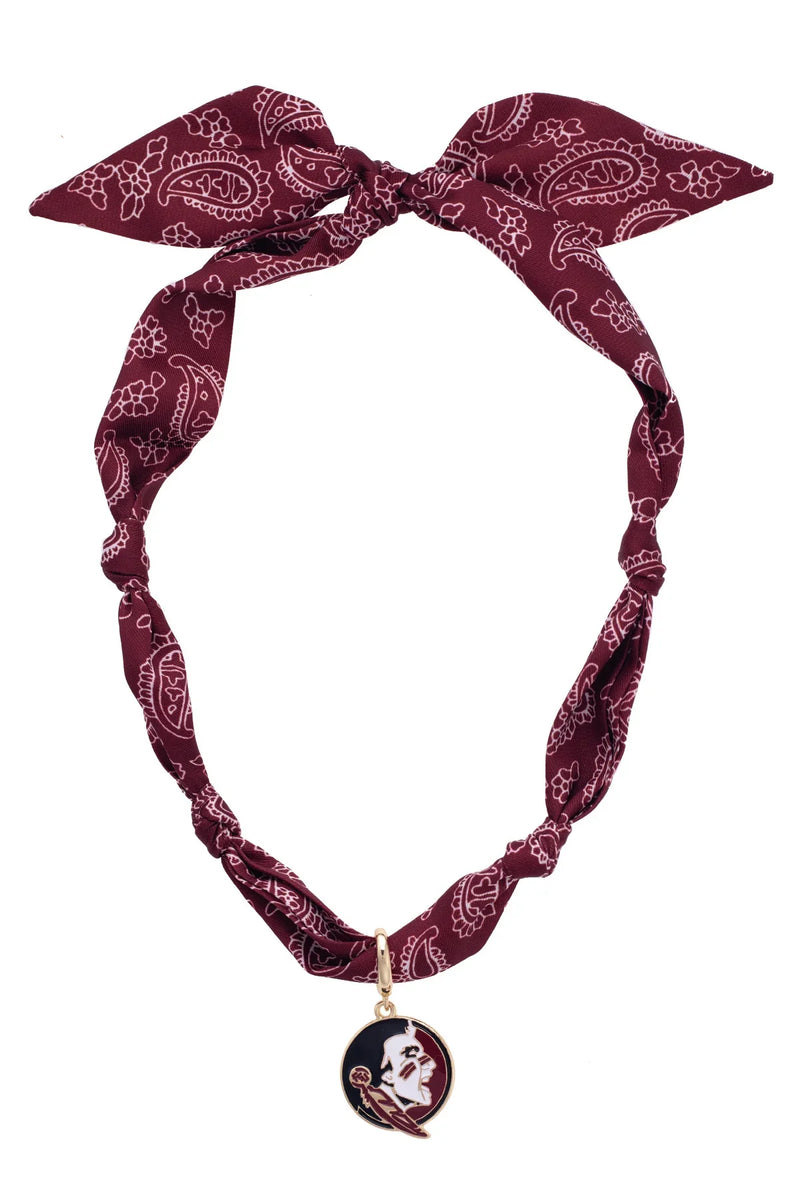 Florida State Seminoles Logo Bandana Scarf Necklace – Canvas Style