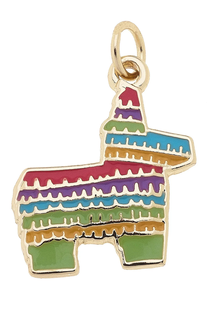 Rainbow Enamel Pinata Charm in Multi – Canvas Style