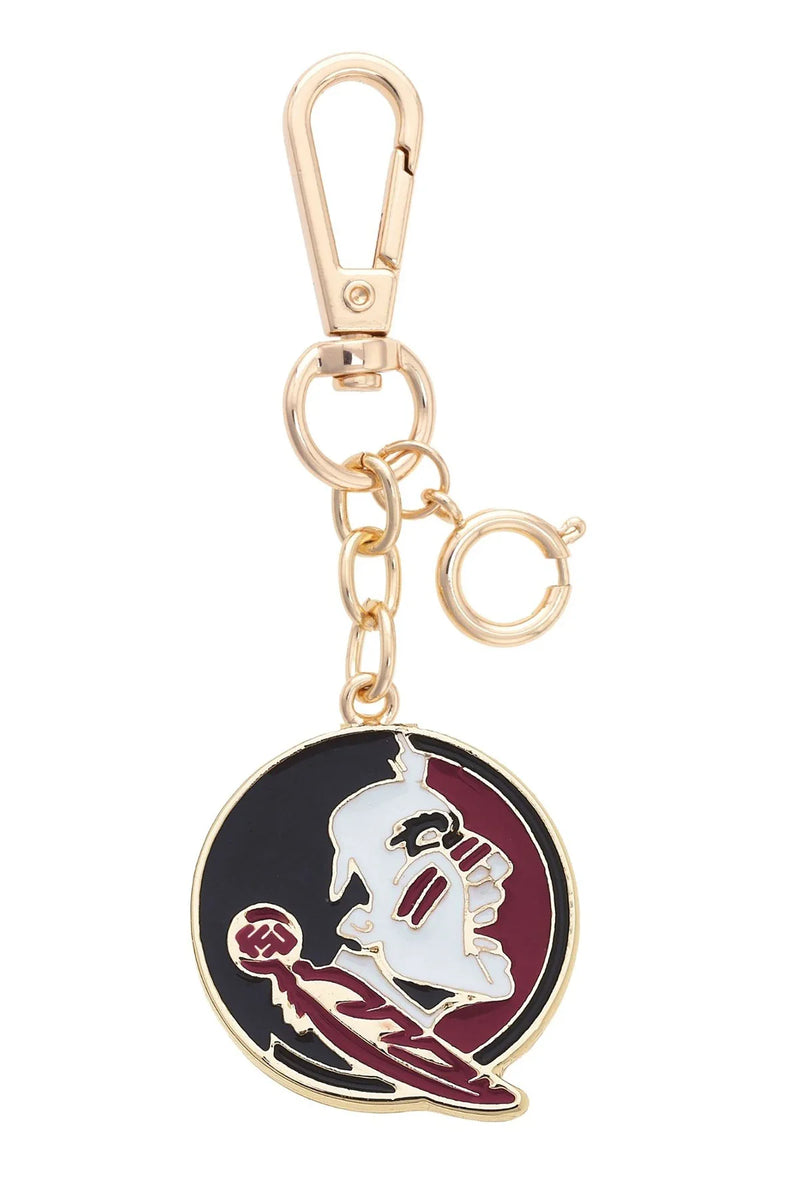 PREORDER 10/1: Florida State Seminoles Enamel Logo Bag Charm – Canvas Style