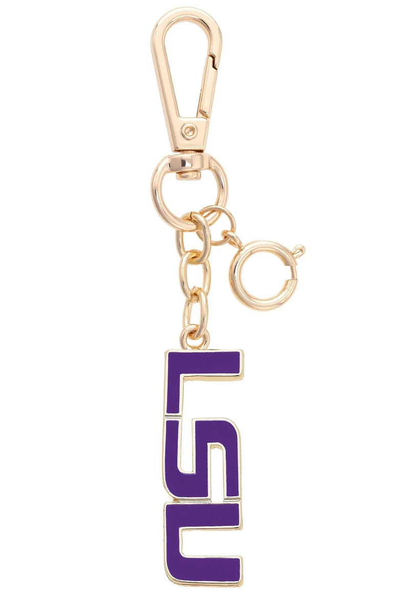 LSU Tigers Enamel Logo Bag Charm – Canvas Style