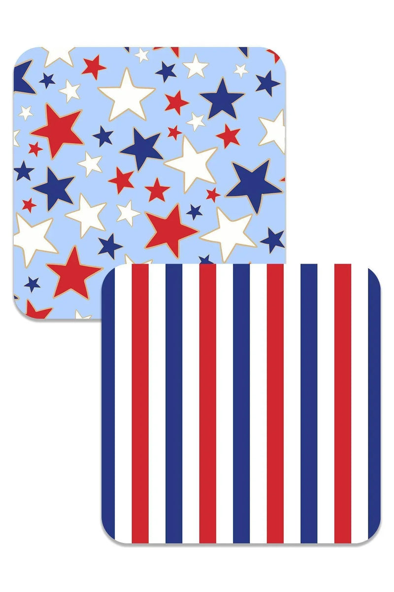 Americana Double-Sided Thick Paper Coasters (Set of 8) - FINAL SALE ...