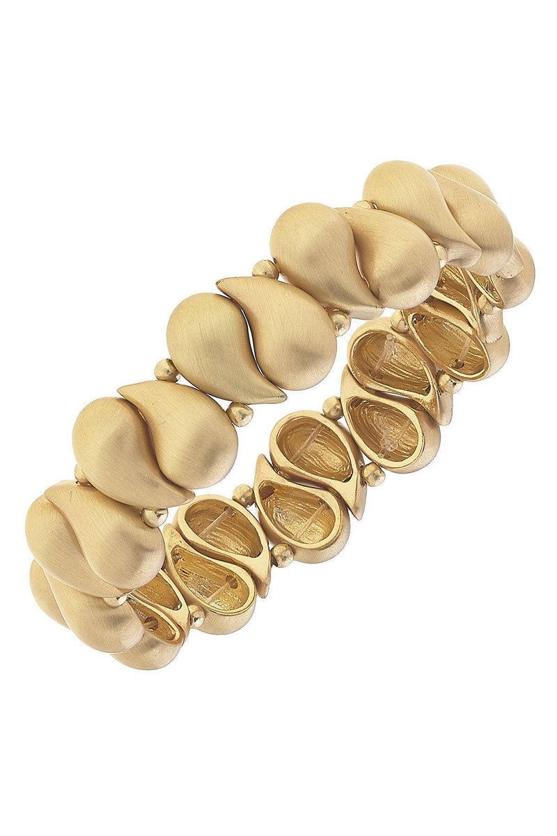 Icon Puffed Mini Teardrop Stretch Bracelet – Canvas Style