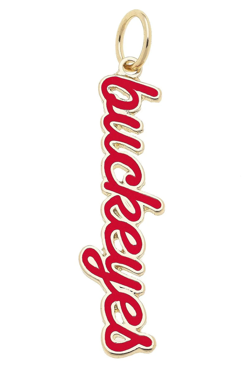 Ohio State Buckeyes Enamel Script Charm – Canvas Style